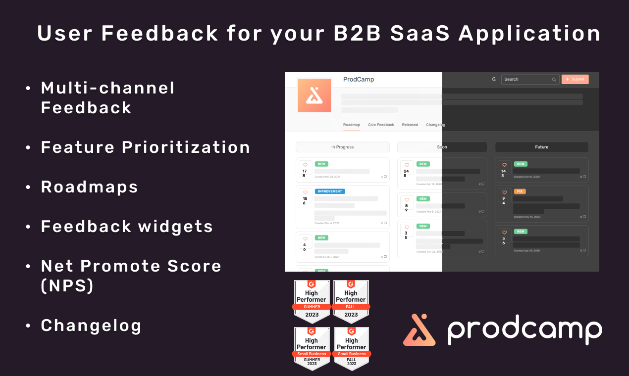 ProdCamp - User Feedback Platform